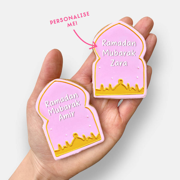 Personalised Ramadan Mubarak Letterbox Iced Cookies | Baked By Steph ...