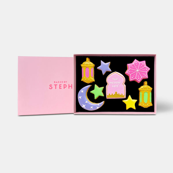 Personalised Ramadan Mubarak Letterbox Iced Cookies | Baked By Steph ...