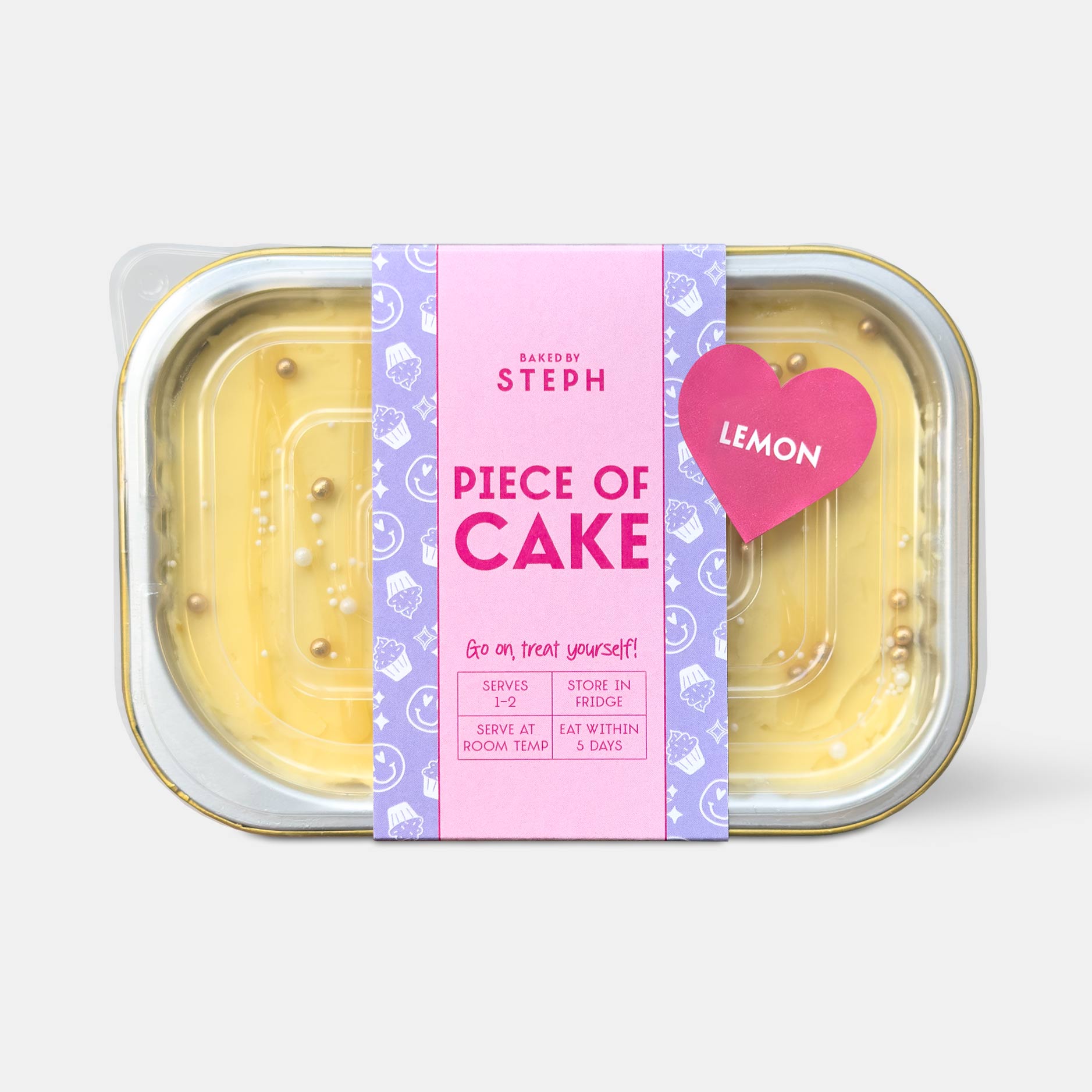 Piece of Cake Postable Cake Box Lemon by Baked By Steph | Best Bento ...